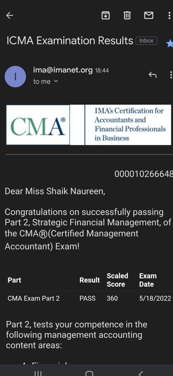 US CMA Certification Course in India - US CMA Training Classes