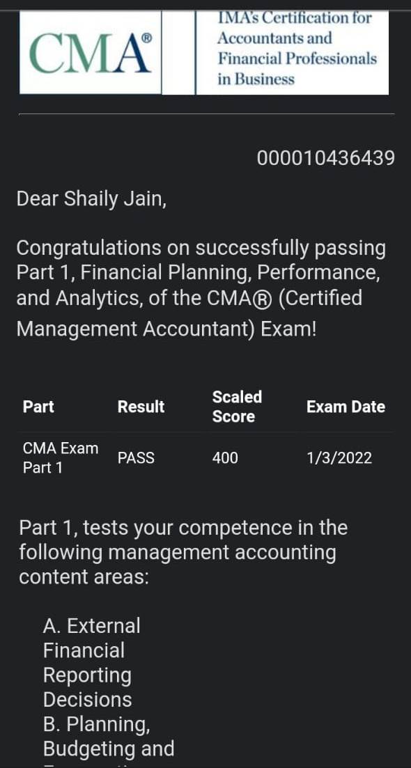 US CMA Certification Course in India - US CMA Training Classes