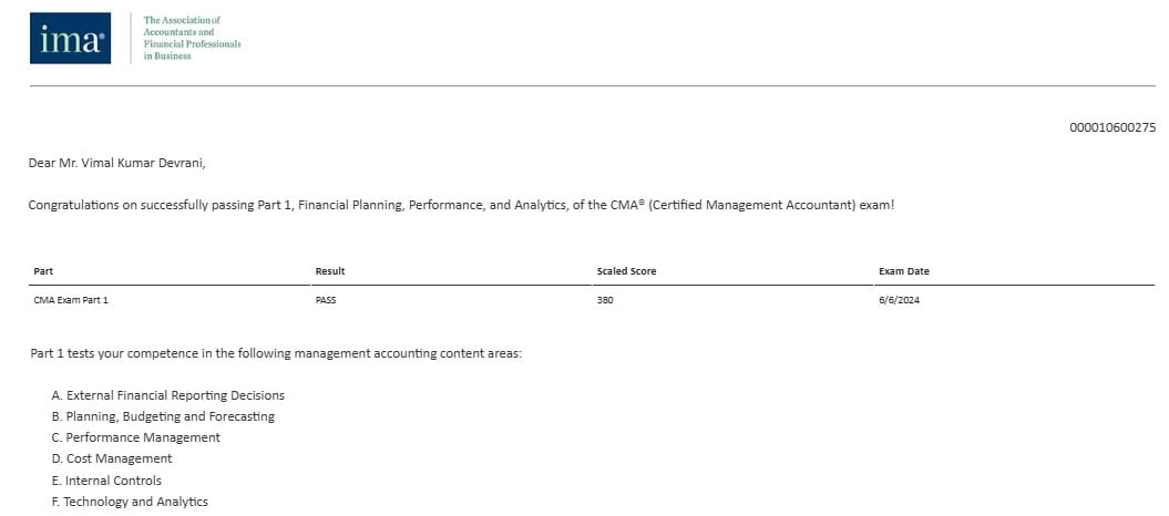 US CMA Certification Course in India - US CMA Training Classes